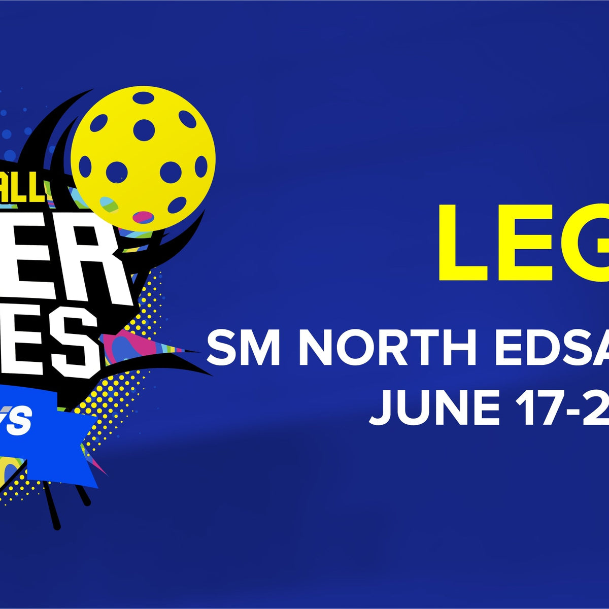 SM Pickleball SuperSeries Leg 3 North Edsa - The Block – Toby's Sports