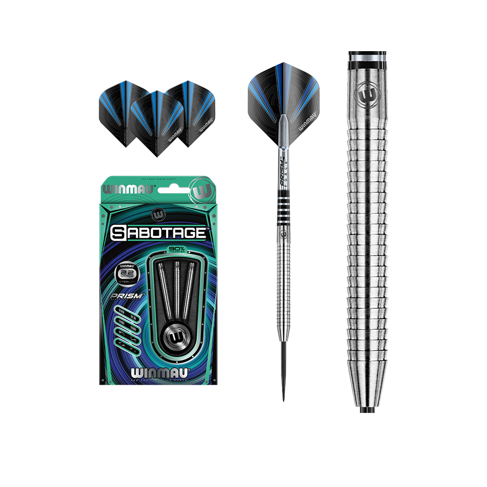 Winmau Sabotage 90% Tungsten Alloy Darts - Toby's Sports