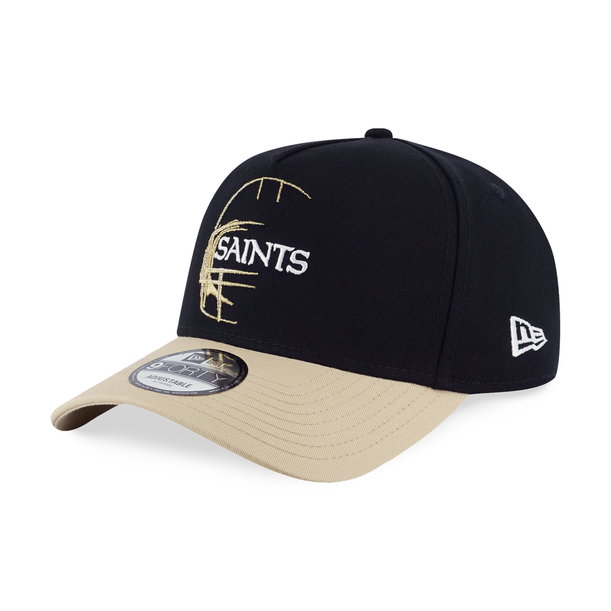 New Era New Orleans Saints NFL Oversized 9FORTY Cap - Toby's Sports
