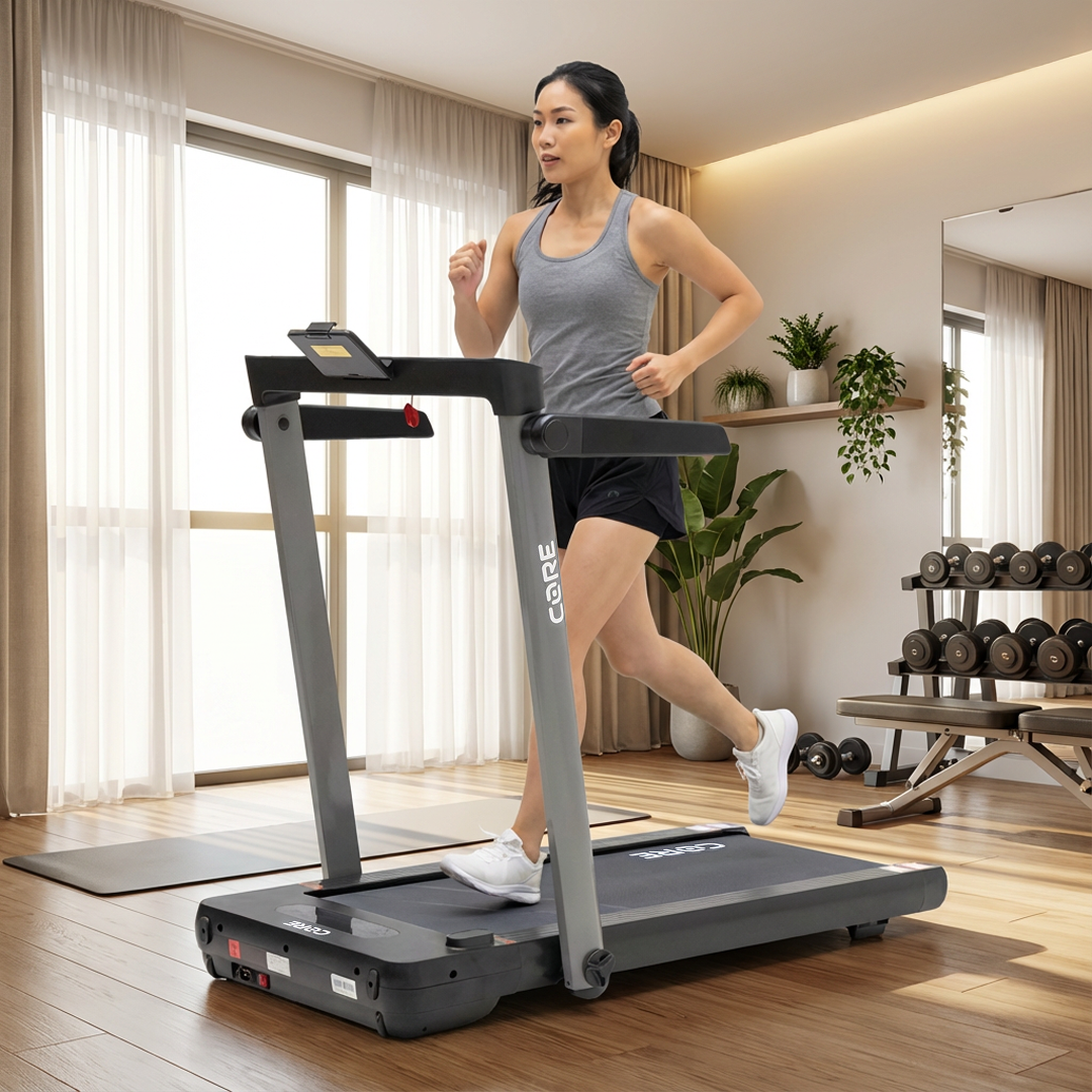 Core YT108 2 in 1 Treadmill - Toby's Sports