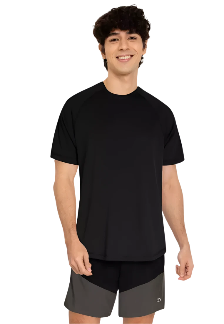 Equipe Men's Classic Black Round Neck Tee - Toby's Sports